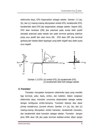 Materi+elektronika+daya+(komponen+elektronika+daya+2) | PDF