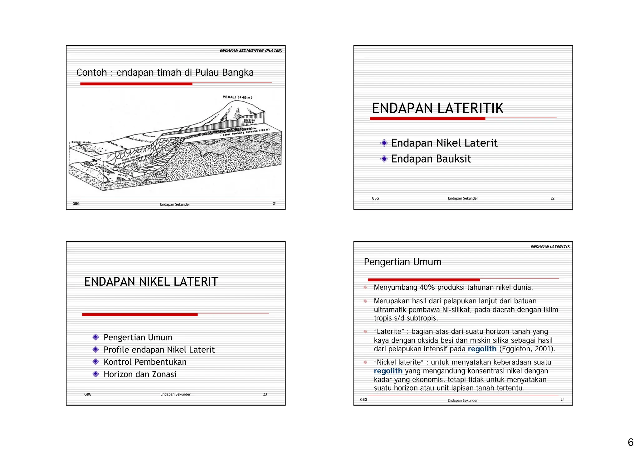 Materi Endapan Sedimenter dan Laterit.pdf