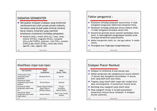Materi Endapan Sedimenter dan Laterit.pdf
