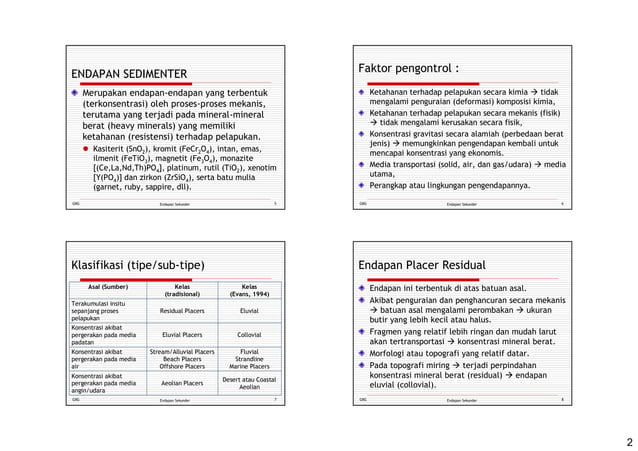 Materi Endapan Sedimenter dan Laterit.pdf