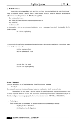 English Syntax Material. | RTF