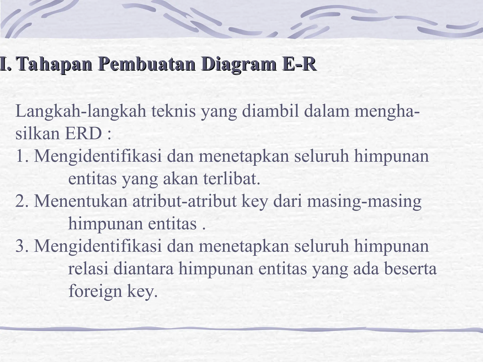 Materi ERD dan Sistem Basis Data dan Entity | PPT