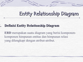 Materi ERD dan Sistem Basis Data dan Entity | PPT
