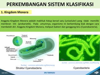 MATERI ESENSIAL BIOLOGI - TUGAS - KEL 4 - Klasifikasi M H.pptx