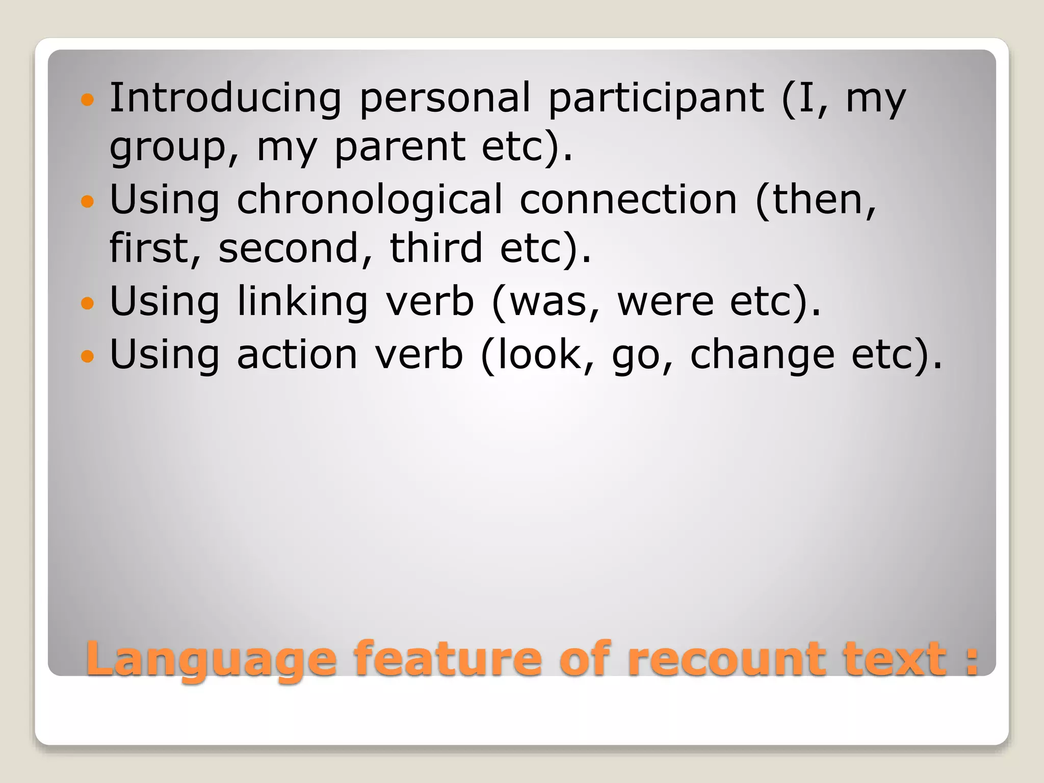 recount text | PPTX | Soccer | Sports