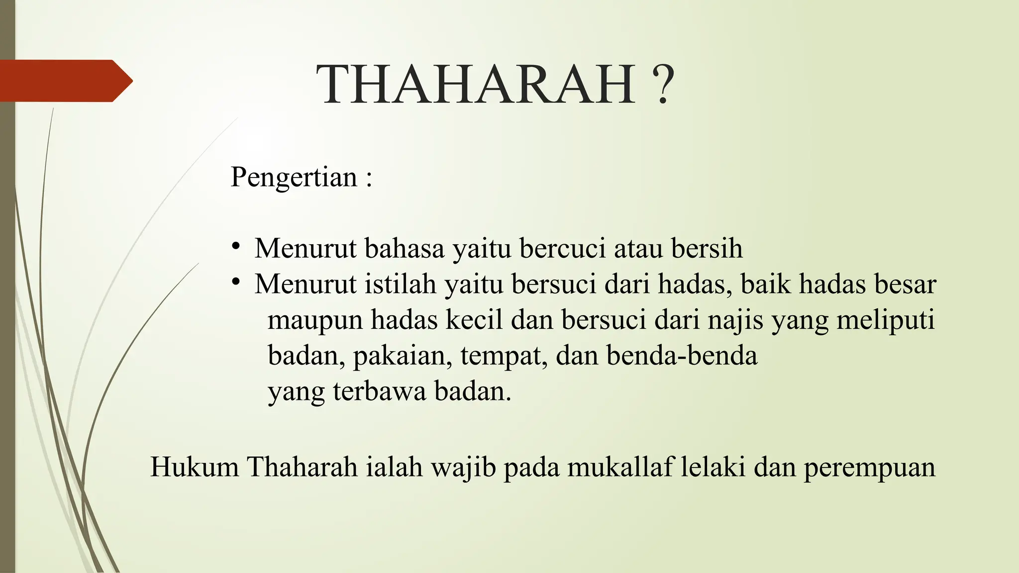 Materi Fiqih (Wudhu dan Tayamum).pptx... | PPTX