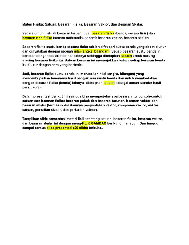 Materi fisika | PDF