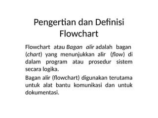 Materi_Flowchart_informatika kelas x sma | PPTX