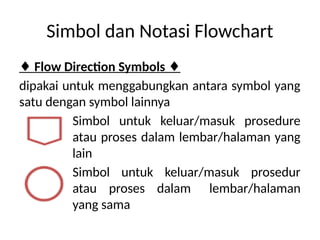Materi_Flowchart,pengertian, macam-macam simbol, dan fungsinya | PPTX