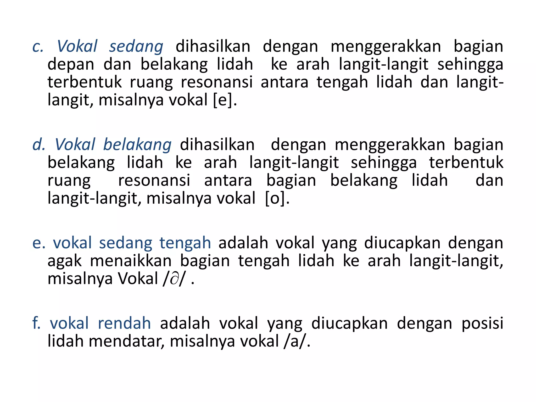 Materi fonologi bahasa indonesia | PPTX