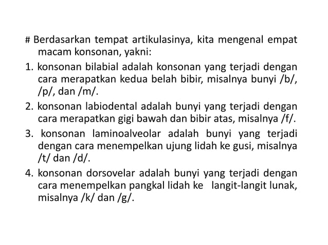 Materi fonologi bahasa indonesia | PPTX