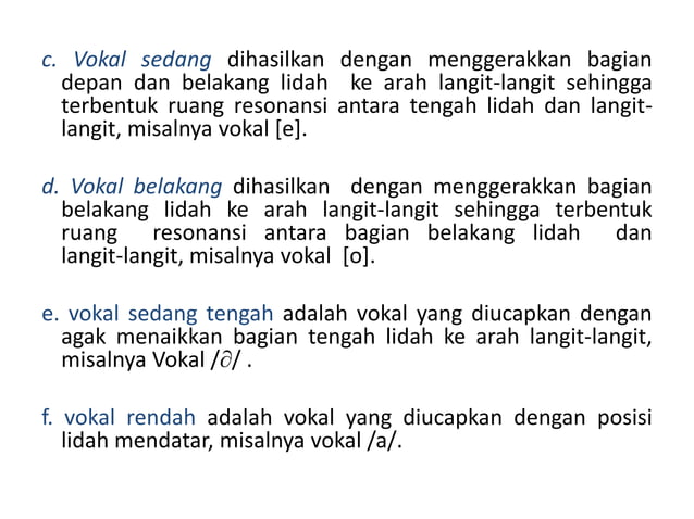 Materi fonologi bahasa indonesia | PPTX