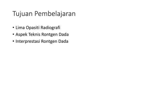 Interpretasi Rontgen Dada atau Foto Thoraks | PDF