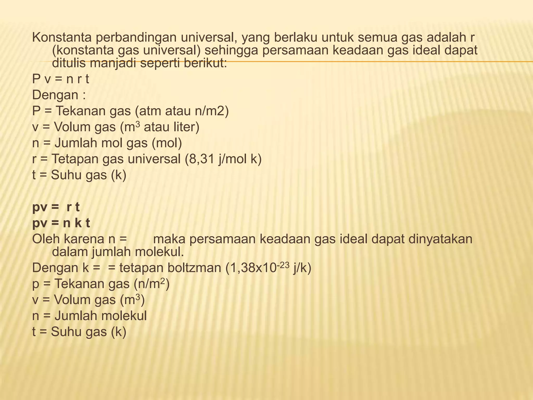 Materi gas dan termodinamika | PPTX