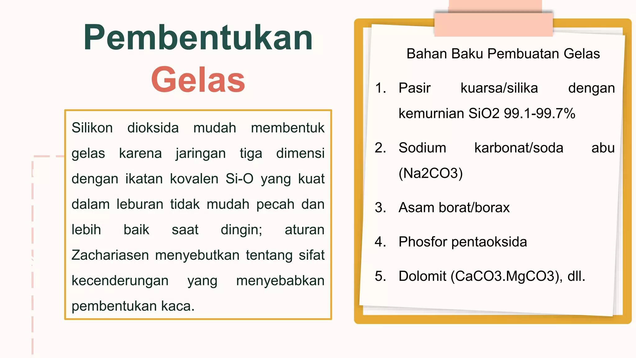 Materi gelas (1) | PPTX