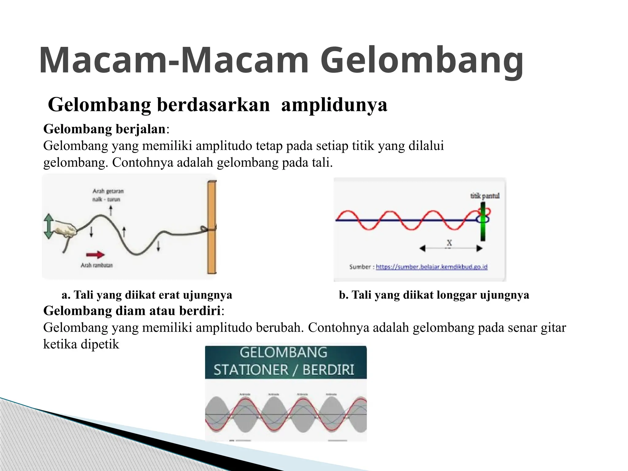 Apresepsi materi gelombang longitudinal | PPTX