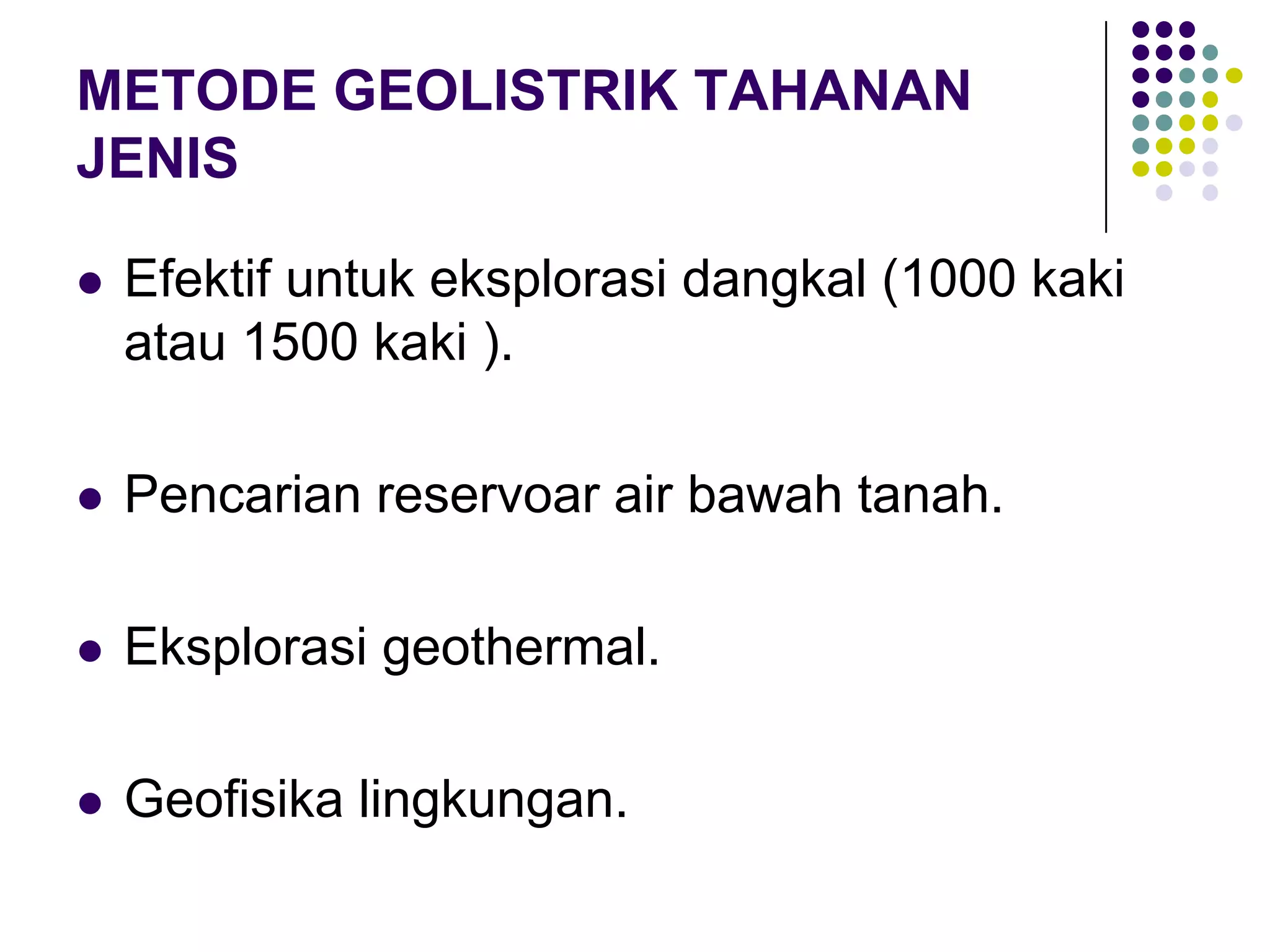 Materi geolistrik | PDF