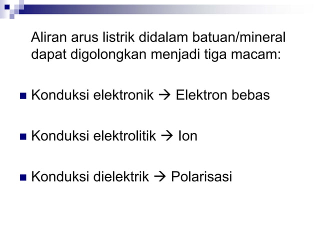 Materi geolistrik | PDF