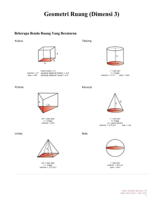 Materi geometri 1 | PDF