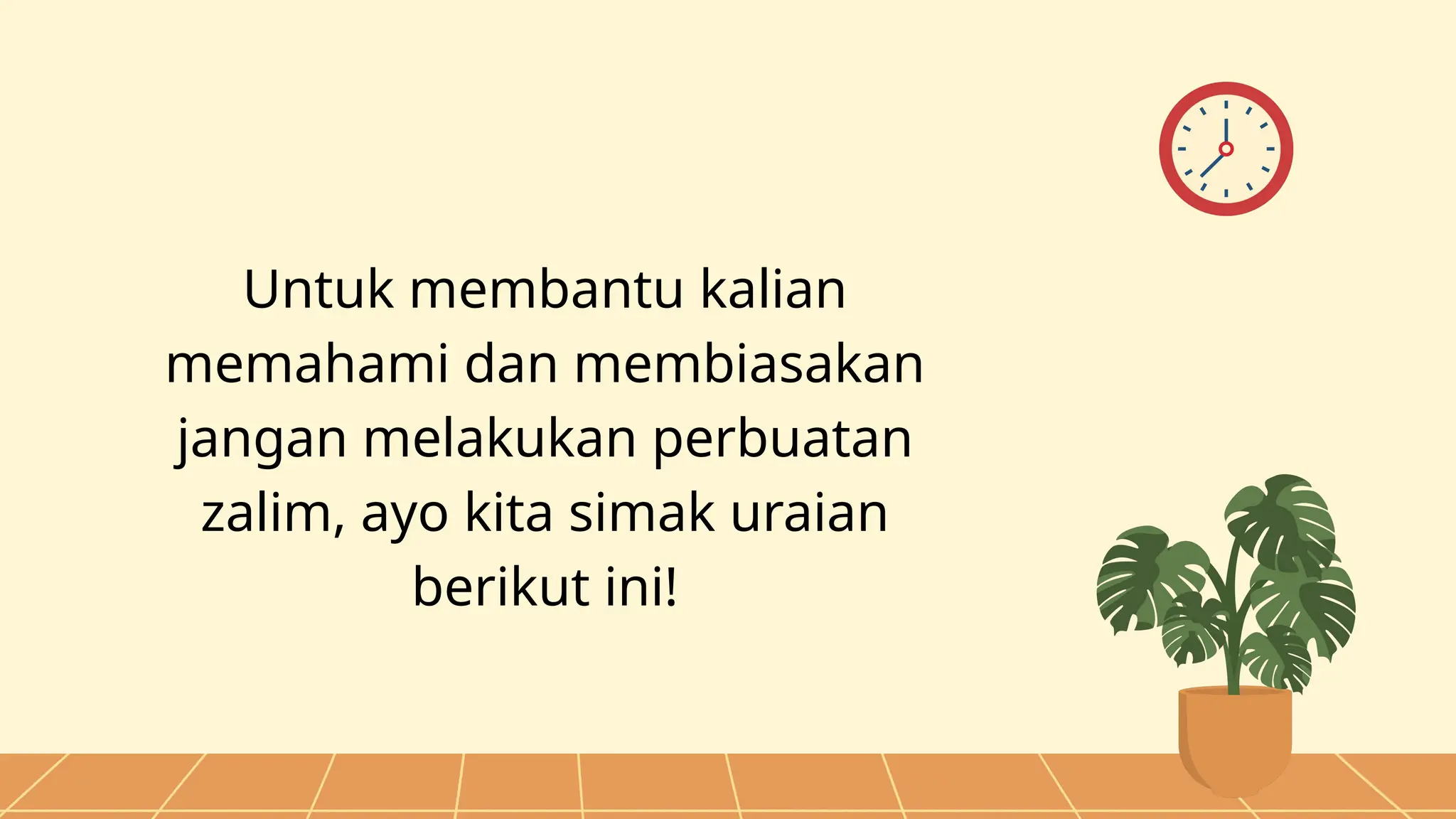 Materi Hadits ke 14 (Tentang larangan berbuat dzalim).pptx