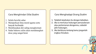 Materi Hadits ke 14 (Tentang larangan berbuat dzalim).pptx