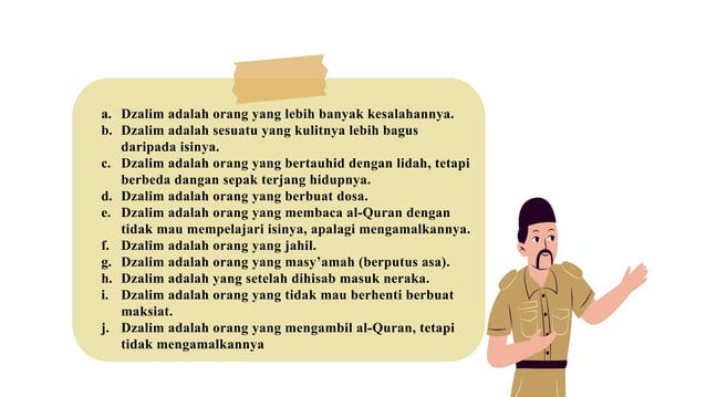 Materi Hadits ke 14 (Tentang larangan berbuat dzalim).pptx
