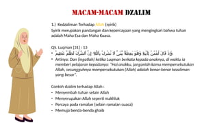Materi Hadits ke 14 (Tentang larangan berbuat dzalim).pptx