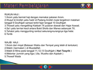 Haji dan Umrah, Pengertian Haji dan Umrah | PPT