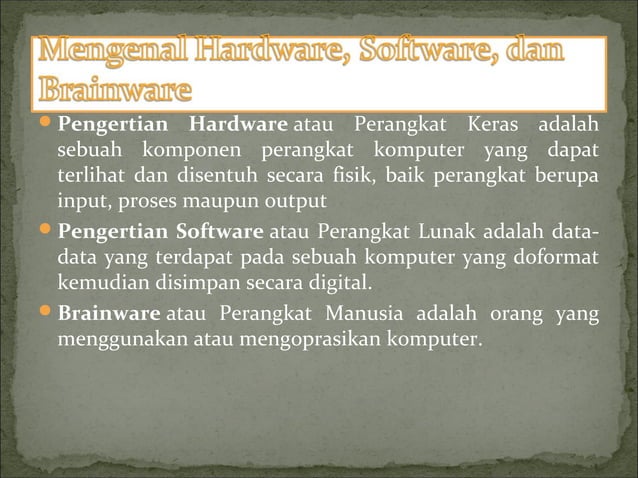 Materi hardware | PPT