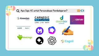 MATERI HARI 1_Pengantar Perkembangan Artificial Intelligence sebagai Pendukung Personalisasi ...