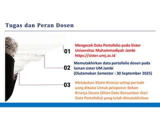 materi lkd bkd dosen pada sister untuk laporan semester | PDF