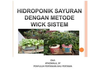 Materi Hidroponik sederhana Sistem Wick.pptx