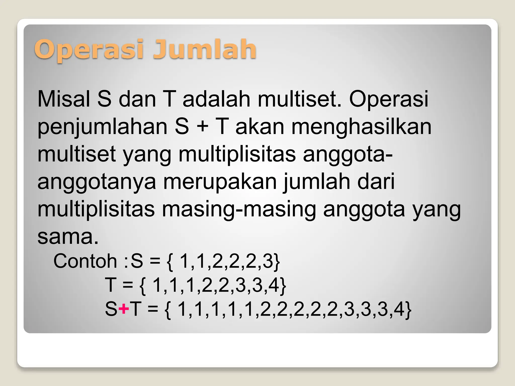 MATERI HIMPUNAN, OPERASI HIMPUNAN DAN JENIS-JENIS HIMPUNAN.ppt