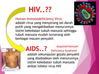 materi hiv aids B(Materi Dasar HIV-AIDS yang menjelaskan tentang apa ...