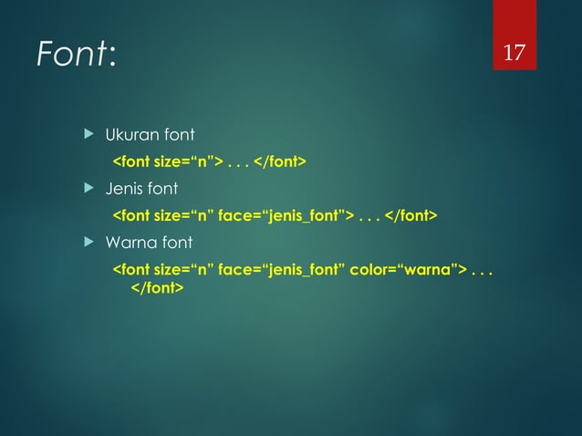 MATERI HTML untuk anak anak kelas 9 SMP Fase D | PPT