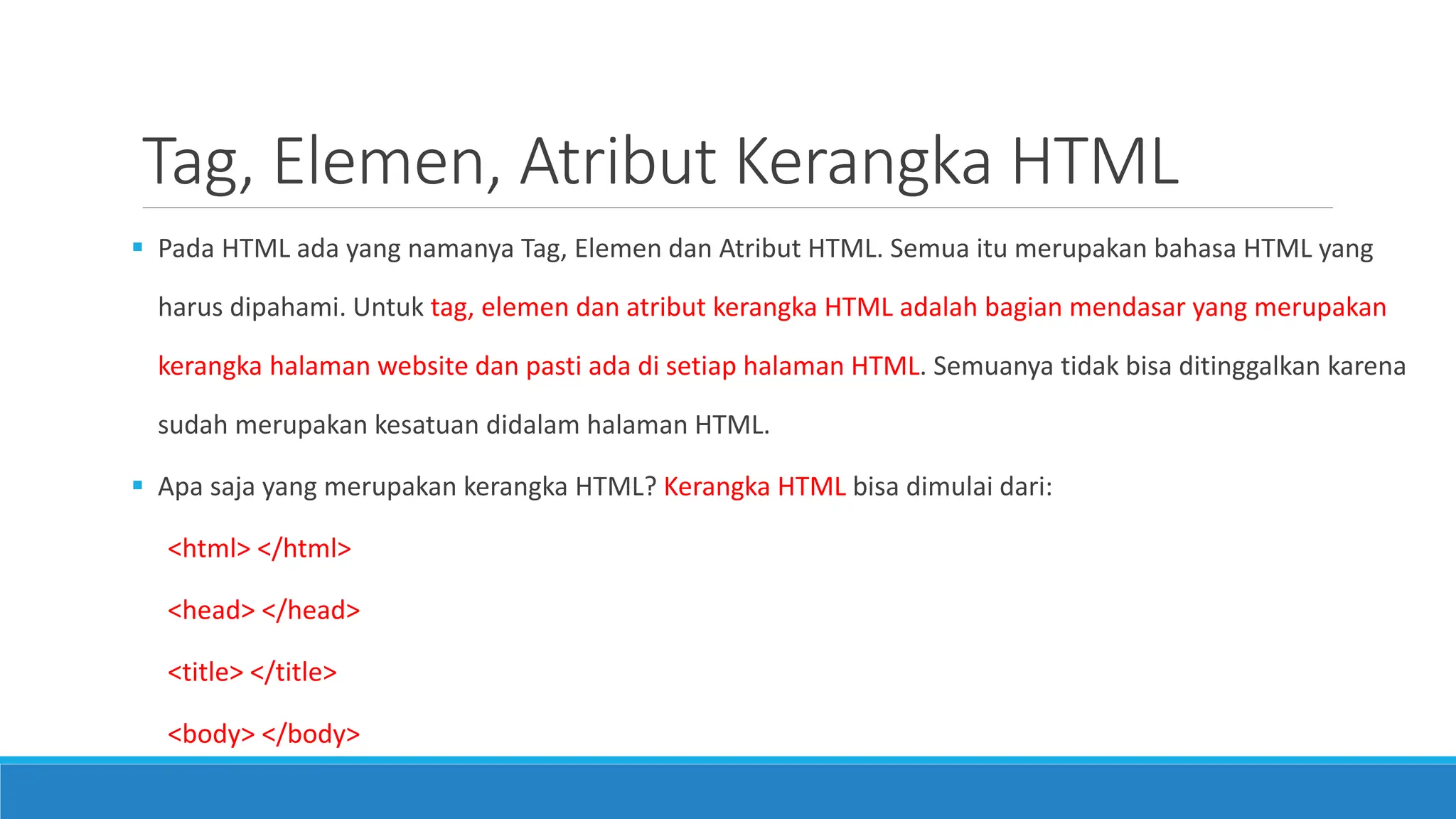 Materi HTML SMK KELAS X (6) bahasa indonesia | PDF