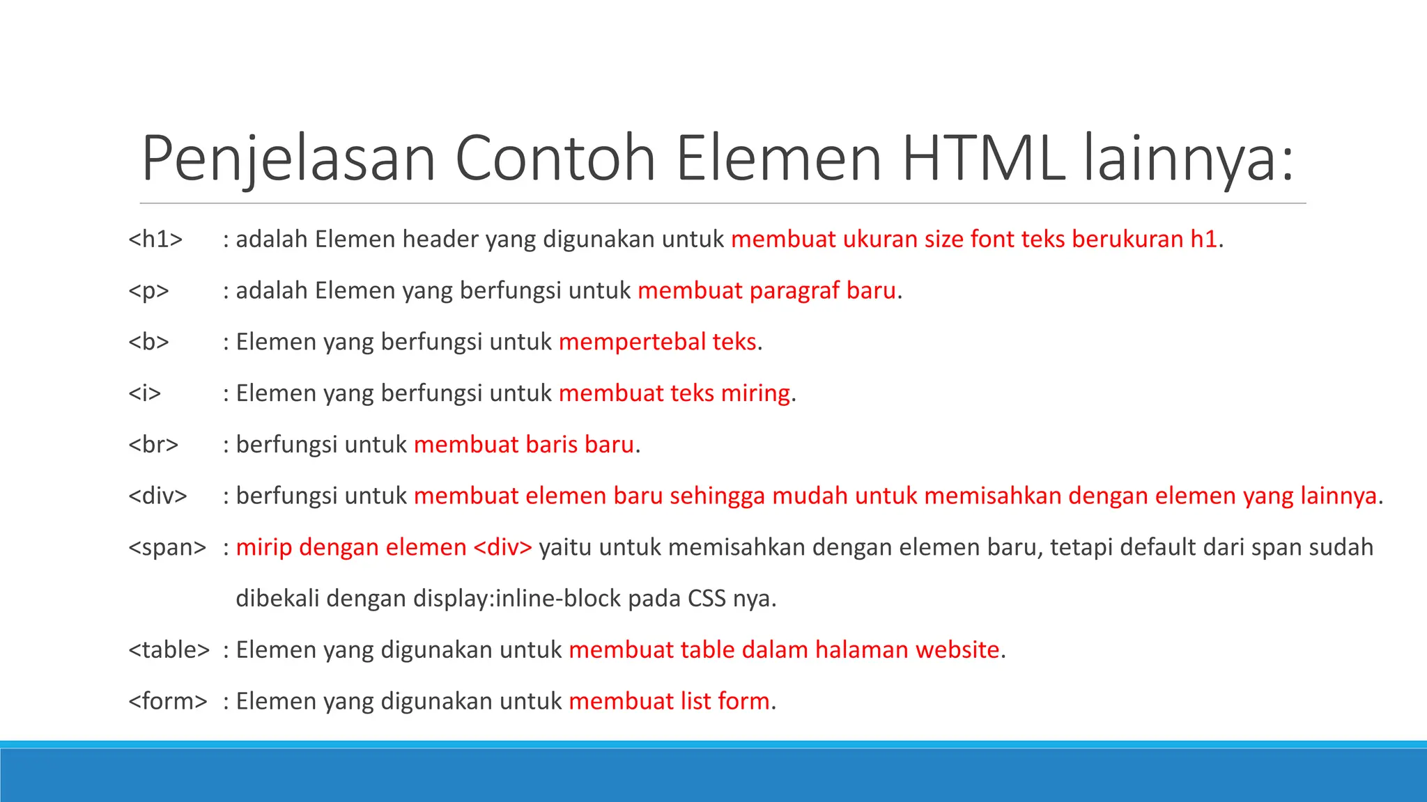 Materi HTML SMK KELAS X (6) bahasa indonesia | PDF