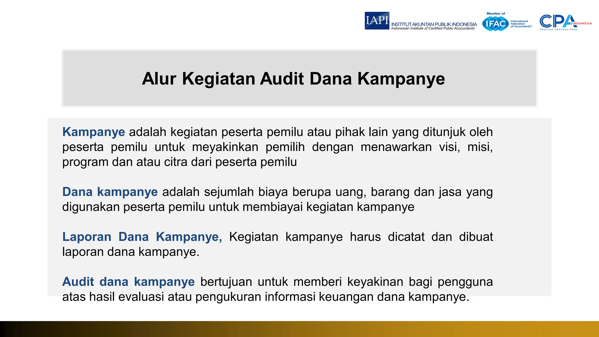 Materi IAPI - KPU Audit LDK Tahun 2024 - 21 Desember 2023 - revisi ibu ...