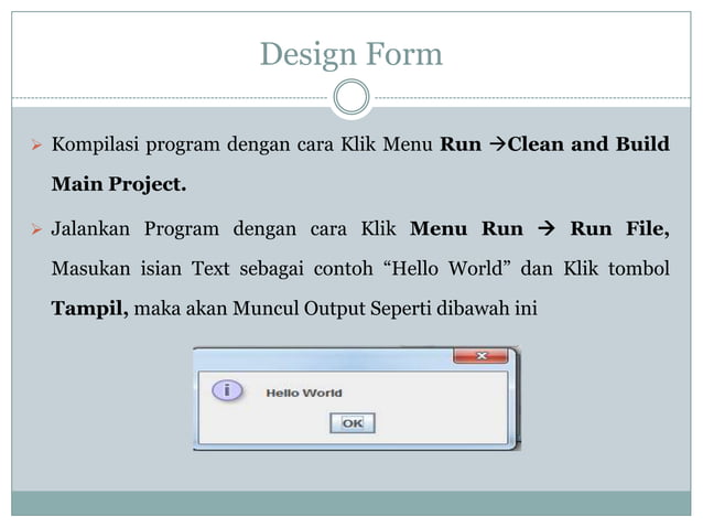 Materi ii dasar dasar netbeans | PPTX