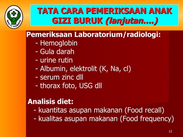 Materi iii tatalaksana gizi buruk | PPT