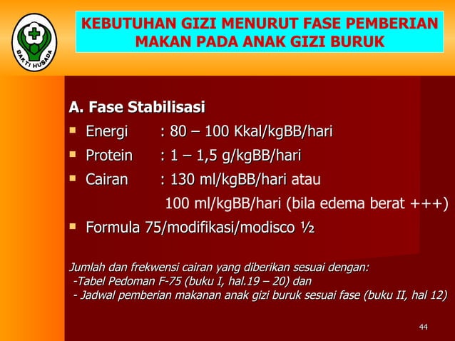 Materi iii tatalaksana gizi buruk | PPT