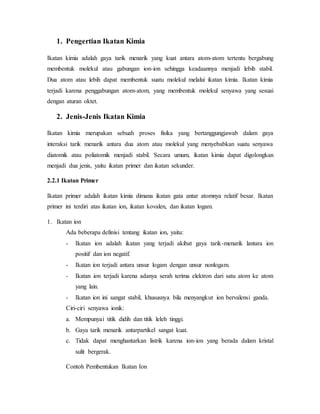 Materi ikatan kimia doc | DOCX