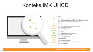 Interaksi Manusia Dan Komputer 1 | PPTX