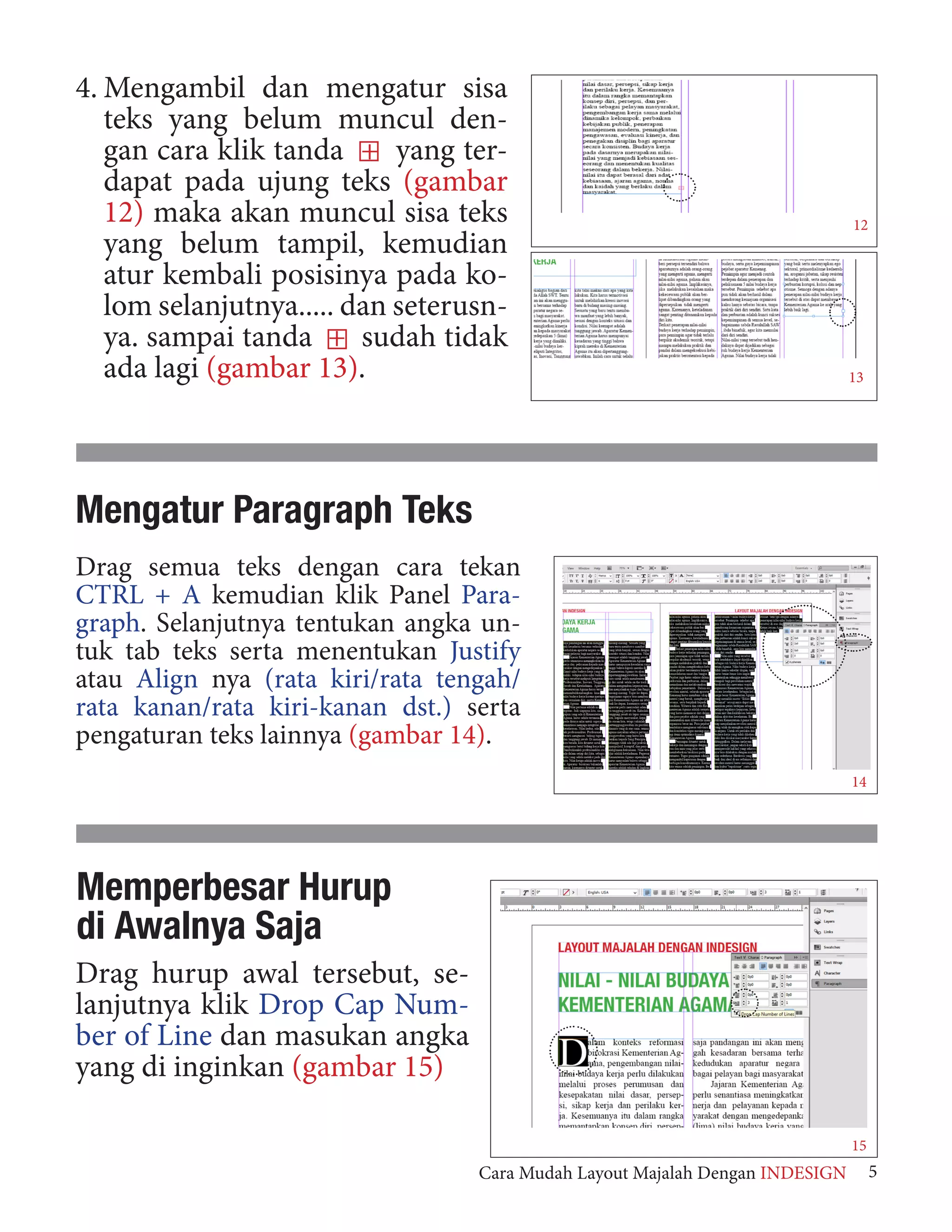 Materi indesign rajudin 15 | PDF
