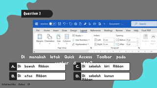 Materi - Aplikasi Pengolah Kata Microsoft Word - SMP Kelas 9 | PPTX