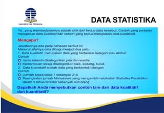 Penyajian Data Pengantar dasar Statistika | PPT