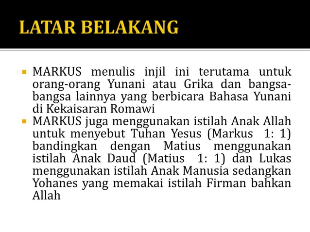 Materi Injil MArkus Sekolah Alkitab Maluku Utara.pptx