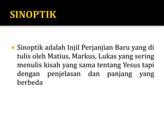 Materi Injil MArkus Sekolah Alkitab Maluku Utara.pptx