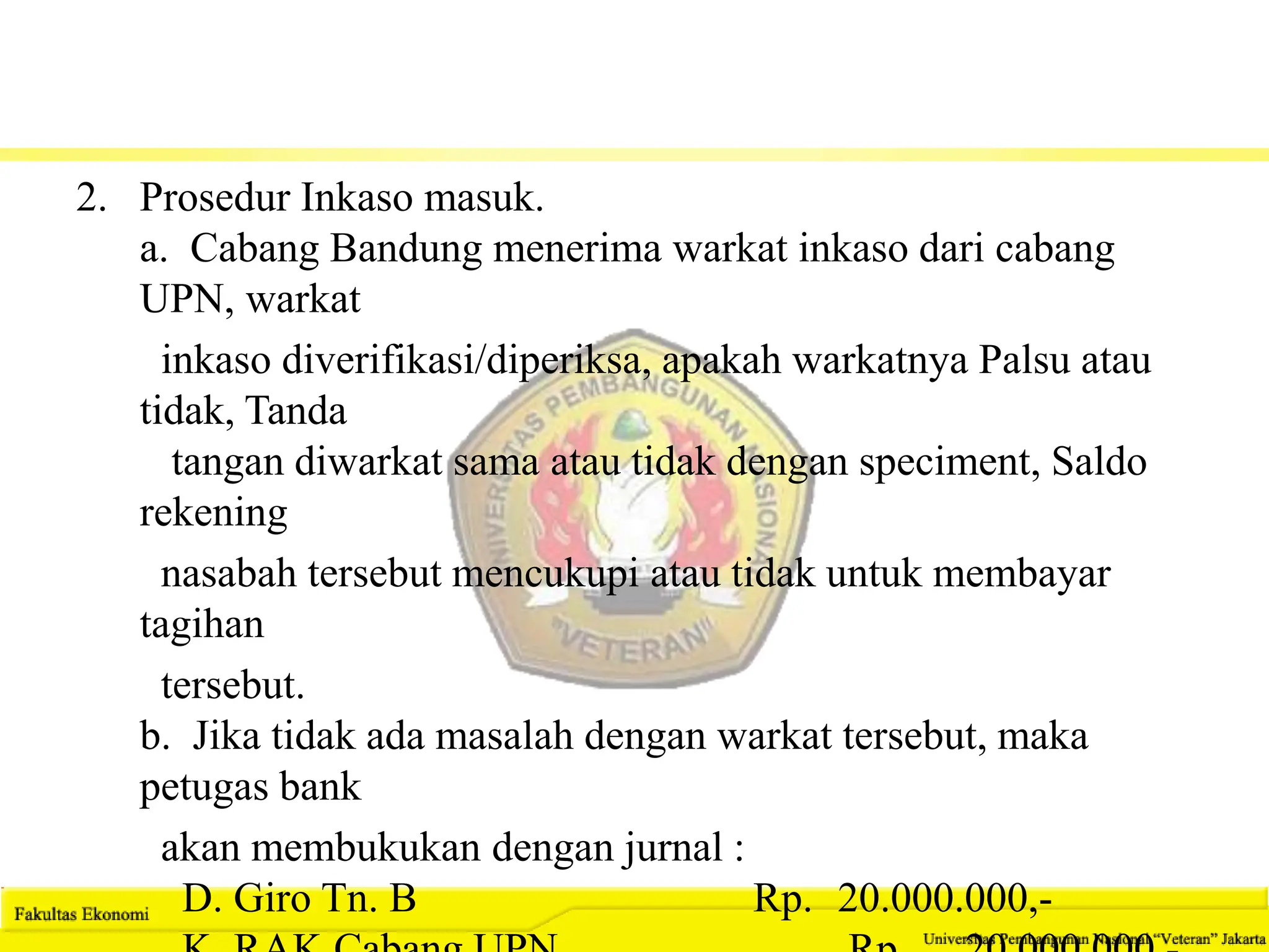 File Power Point Pertemuan 10 - MATERI Inkaso | PPTX