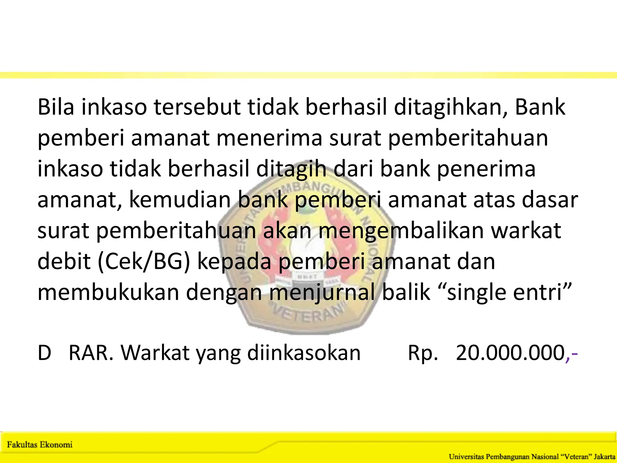 File Power Point Pertemuan 10 - MATERI Inkaso | PPTX